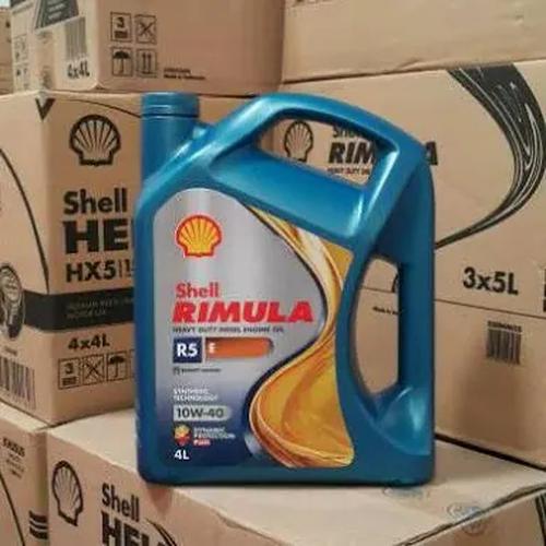 Jual Oli Shell Rimula Diesel R5E 10w-40 CI-4 Galon CRDI Asli - 4lt ...