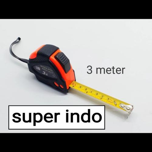 Jual METERAN 3 METER LAPIS KARET - TAHAN BANTING - SELF LOCK MEASURING ...
