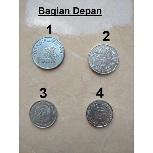 Jual Koin Token Game Mesin Ding Dong Koleksi Arcade Coin - Harga satuan ...