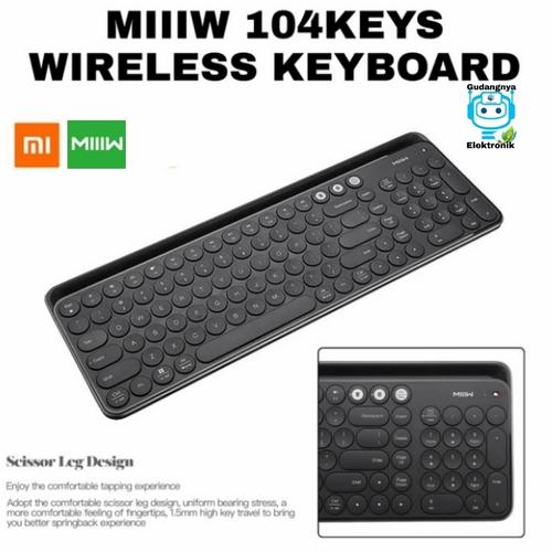 Jual MIIIW 104 Keys Keyboard Dual Mode Wireless Bluetooth - Kota ...