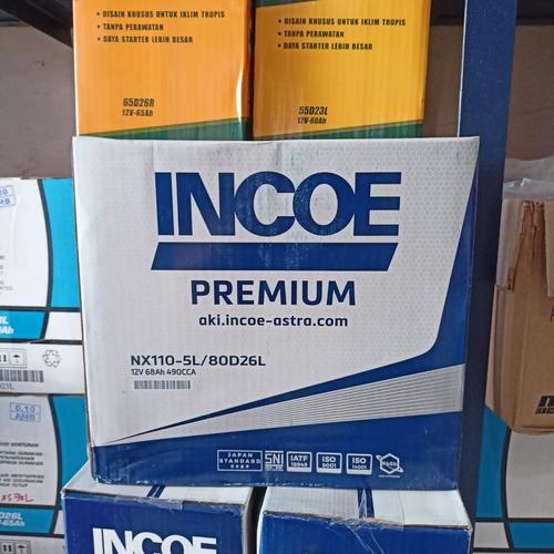 Jual AKI BATERAI INCOE PREMIUM 80D26L/NX110-5 MOBIL INNOVA ALPHARD ...