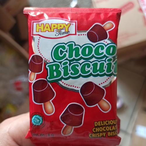 Jual Happy Time Choco Biskuit Coklat Jamur 1 Renceng Isi 10 Pcs ...