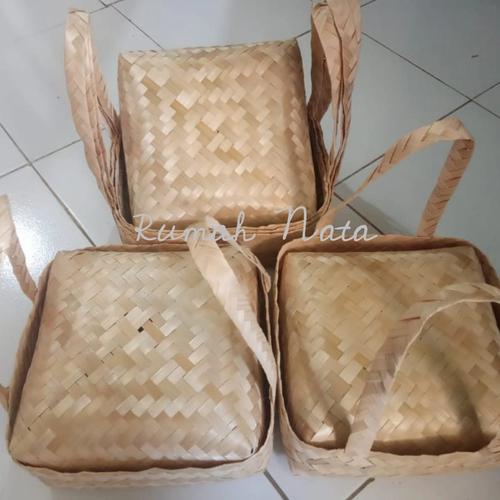 Jual Besek Bambu Jinjing 22x22 (Back To Nature , Kemasan alami) - Kab ...