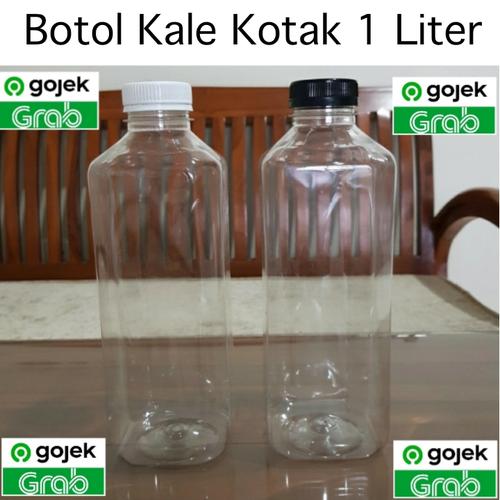 Jual Botol Kotak 1 Liter botol plastik kale minuman 1 L botol kemasan ...