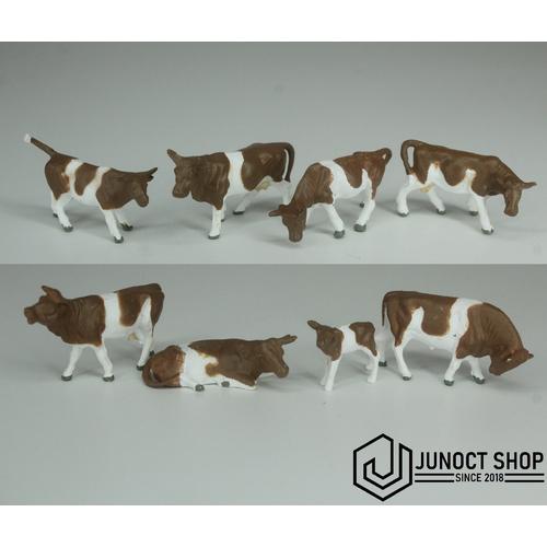 Jual Maket Sapi Coklat Putih Detail HQ 1:87 Asesoris Miniatur 1:72 1:64 ...