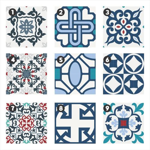 Jual STIKER TEGEL / STICKER LANTAI / KERAMIK Motive 25 - 20x20cm - Kab ...