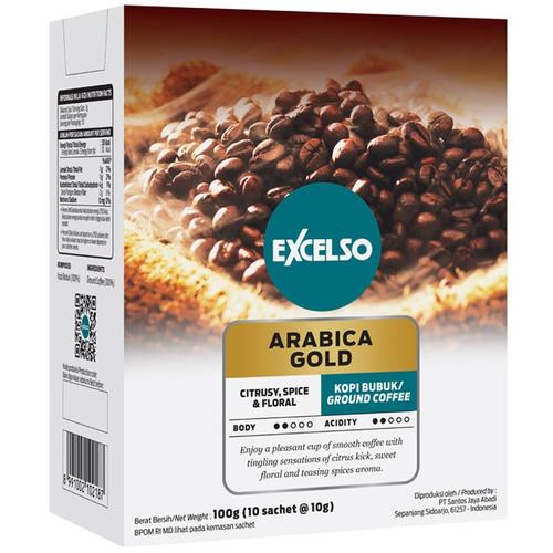 Jual Excelso ARABICA GOLD - Folding Box (10 Sachet x 10gr) - Jakarta ...
