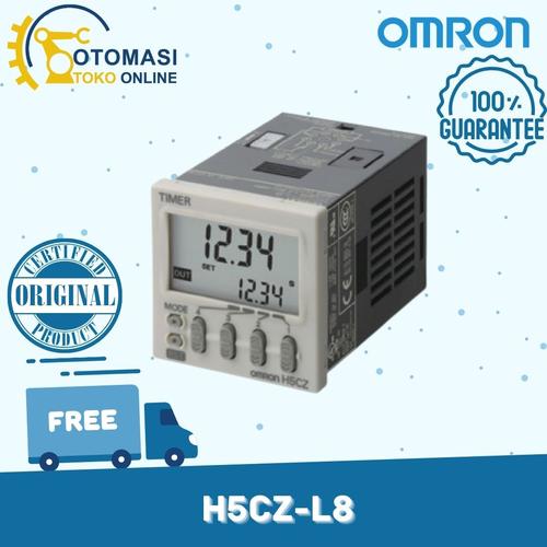 Jual Omron Timer H5CZ-L8 dengan Tampilan LCD 4 Digit dan Kontrol Output Kontak SPDT 5A 240VAC 50 ...