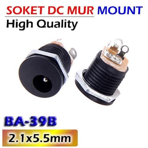 Jual BA-39B Socket DC IN Bulat 2.1x5.5 Mount Box Arduino - Kota Serang ...