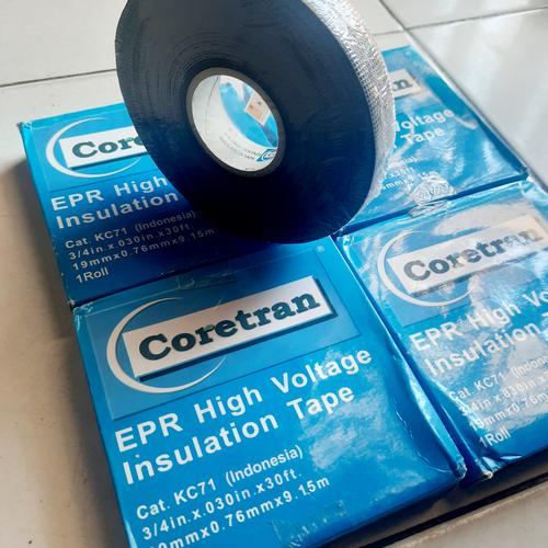 Jual isolasi rubber tape tahan air /isolasi tarik merek coretran - Kota ...