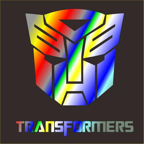 Jual stiker cutting sticker logo motor mobil transformer - Abu-abu ...