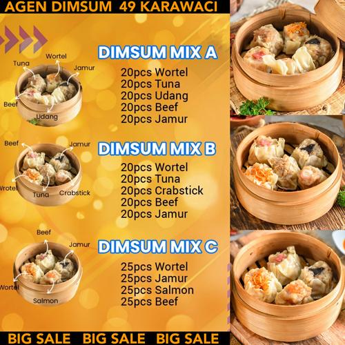 Jual BIG SALE DIMSUM 49 KARAWACI (100 PCS) HARGA PABRIK/FROZEN FOOD ...