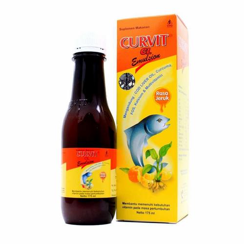 Jual CURVIT CL EMULSION SIRUP 175ml penambah nafsu makan anak - Kota ...