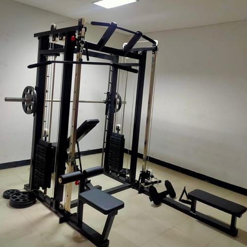 Jual SMITH MACHINE CABLECROSSOVER PULL UP LAT PULL DOWN PLUS ROWING ...