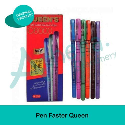 Jual Pulpen / Pen Faster Queen C6000 - HITAM - NO BUBBLE - Jakarta ...