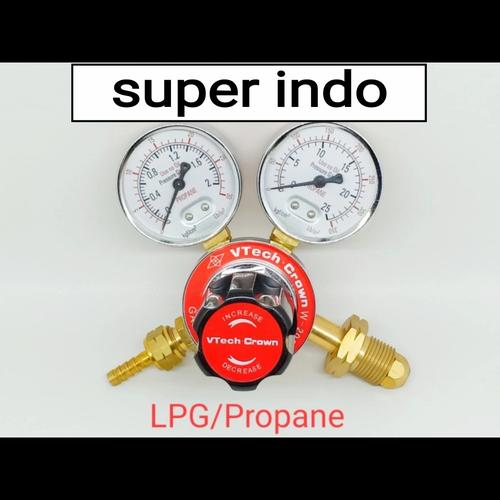 Jual WELDING REGULATOR GAS PROPANE VTECH CROWN - REGULATOR LAS LPG ...