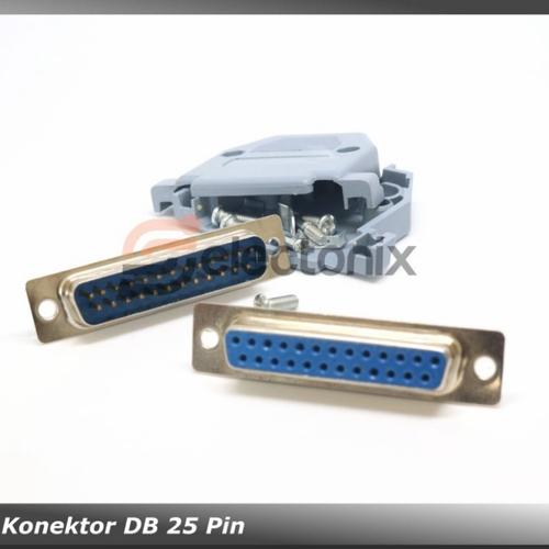 Jual DB25 MALE FEMALE 1set Cover mur baut lengkap DB 25 konektor - Kota ...