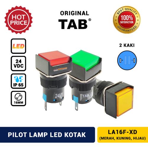 Promo Pilot Lamp LED 16mm 24 VDC Kotak LA16F-XD TAB Murah - Jakarta ...
