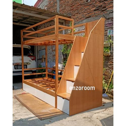 Jual Ranjang susun bunk bed kayu custom - Kota Bekasi - enzoroom ...