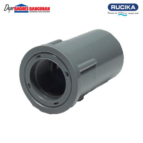 Jual Fitting PVC Rucika Sok Drat Dalam - SDD 1/2 AW - Faucet Socket ...
