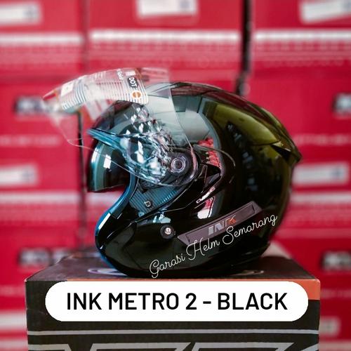 Jual INK METRO 2 POLOS HELM HALF FACE INK METRO POLOS METRO PUTIH ...