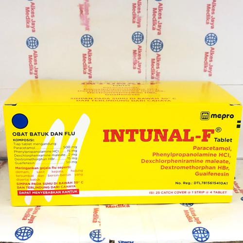 Jual Intunal Forte Box Isi 25 Strip @4 Tablet - Obat Batuk Pilek - Kota ...