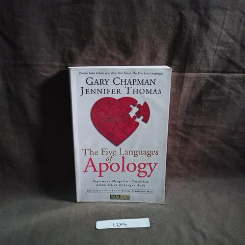 Jual The Five Languages Of Apology - Kota Depok - GubukBook 1 | Tokopedia