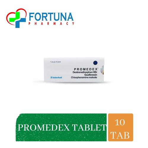 Jual Promedex tablet 1 strip isi 10 tablet obat batuk kering - Kota ...