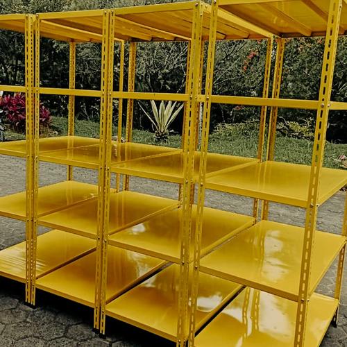 Jual Rak besi siku / rak besi 5 susun / 0.4 x 1 x 2m/ rak susun murah ...