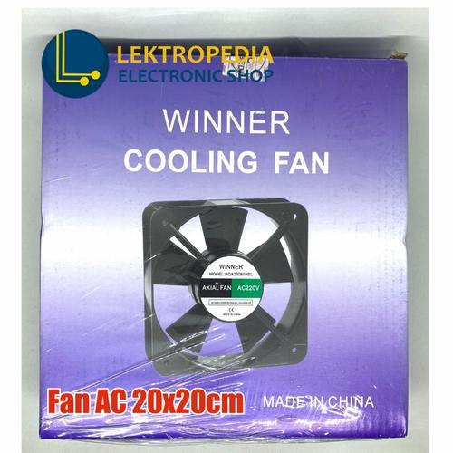 Jual Fan AC 220V 20cm WINNER Kipas Cooling 20 cm 220 V Volt 220Volt ...