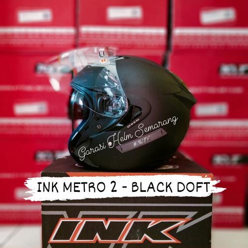 Jual INK METRO 2 POLOS HELM HALF FACE INK METRO POLOS METRO PUTIH ...