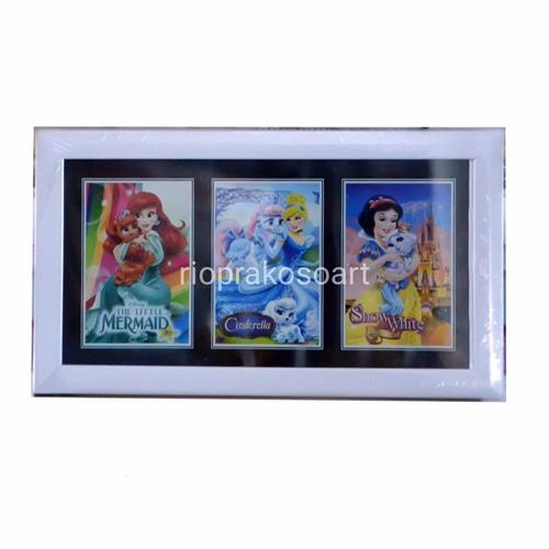 Jual Bingkai/Pigura/Figura/Frame size 4R 3 isi - Putih Polos - Kota ...