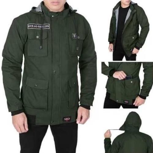 Jual Jaket parka pria _ jaket parka PDL _ JAKET ORIGINAL - Hitam, All ...