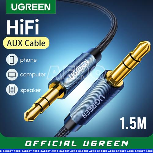 Jual UGREEN Kabel AUX Audio 3.5mm Male to Male Braided AUX Cable HiFi 10686 - 2M - Jakarta Utara ...