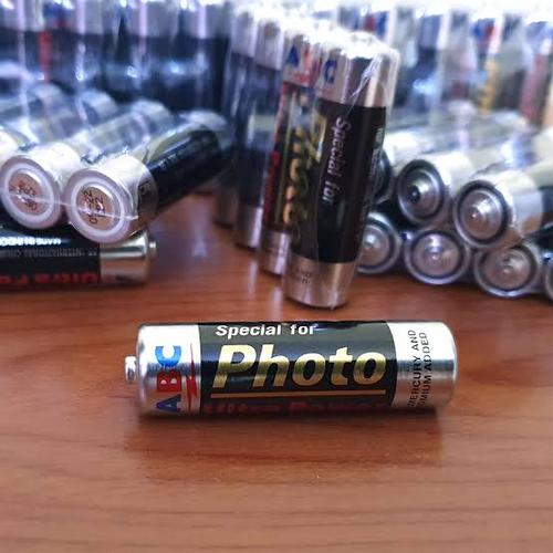 Jual Batu Baterai Batre ABC AA A2 Hitam untuk Jam dinding dan ...