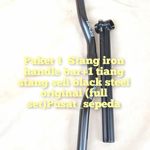 Jual Stang sepeda handle bar+Tiang stang sepeda lipat (1 PAKET Full set ...