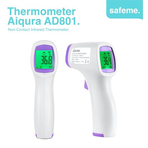 Jual Thermometer Digital Infrared Non Contact Aiqura Termometer Suhu ...