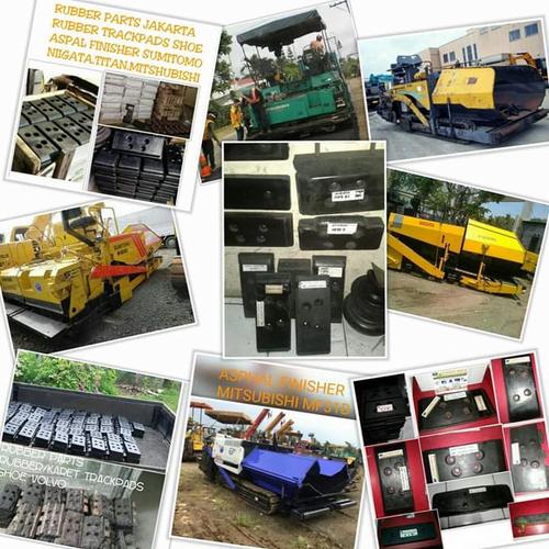 Jual RUBBER KARET TRACK PAD SHOE FINISHER MITSUBISHI MF40 MF45 MF55 ...