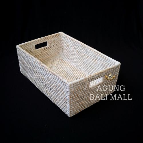 Jual Keranjang rotan/rattan box/keranjang rotan persegi panjang ...