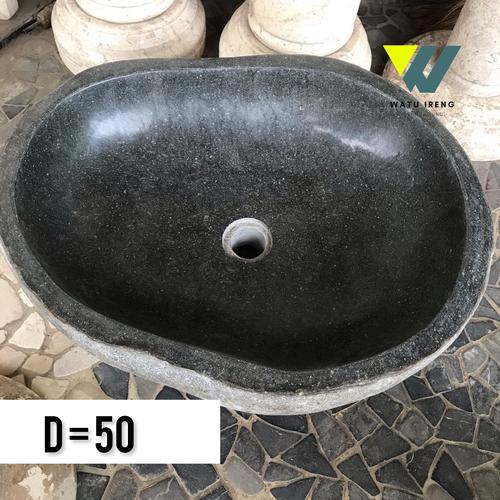 Jual Wastafel Batu Kali Riverstone Sink Wastafel batu Sungai DIAMETER ...
