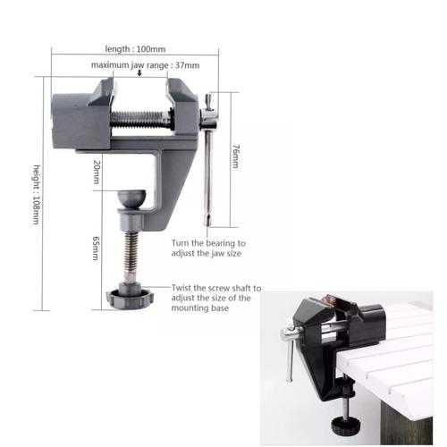 Jual Mini Vise Clamp meja Klem Catok Vise Table Alumunium Penjepit ...