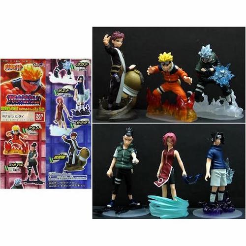 Jual Bandai Naruto Ultimate P1 Gashapon Mini Figure Complete Set 6 pcs ...