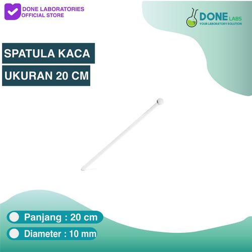 Jual Batang Pengaduk Kaca / Spatula Kaca Laboratorium (Ukuran 20cm ...