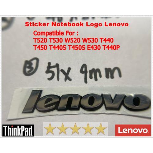 Jual Stiker Label Laptop Logo Lenovo series X T E W Original Quality ...