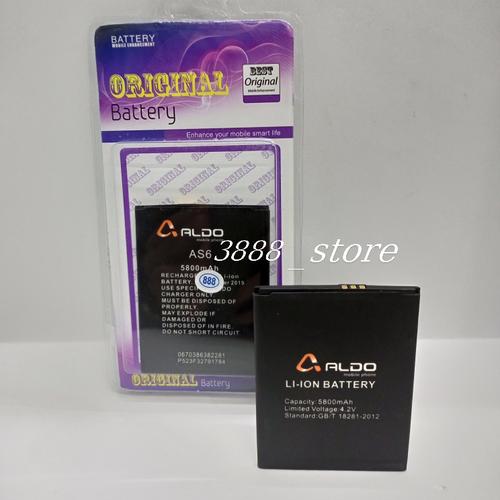 Jual Baterai Aldo AS6 New Battery AS-6 Batterai AS 6 Double Power Doble ...