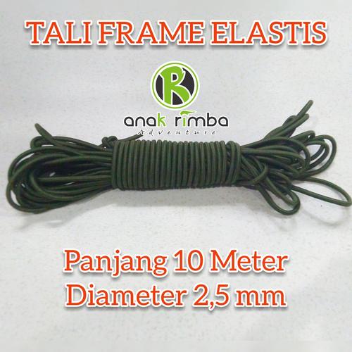Jual TALI FRAME ELASTIS 2,5 MM PANJANG 10 METER - Hijau Army - Kab ...