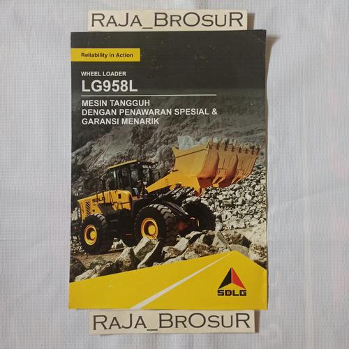 Jual Poster brosur alat berat SDLG LG958L Wheel Loader - Kab. Langkat ...