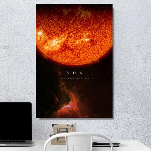 Jual Poster Frame- NASA- Luar Angkasa A3+( 31x46cm) - MATAHARI - SUN ...