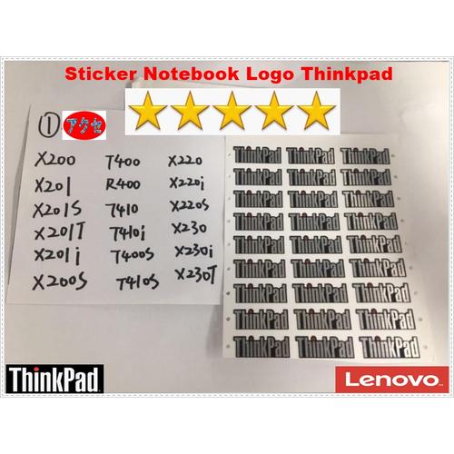 Jual Stiker Label Laptop Logo Thinkpad series X T E W L Original ...