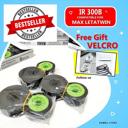 Promo INK RIBBON COMPATIBLE FOR MAX LETATWIN LM 370, LM 380, LM 390, LM ...